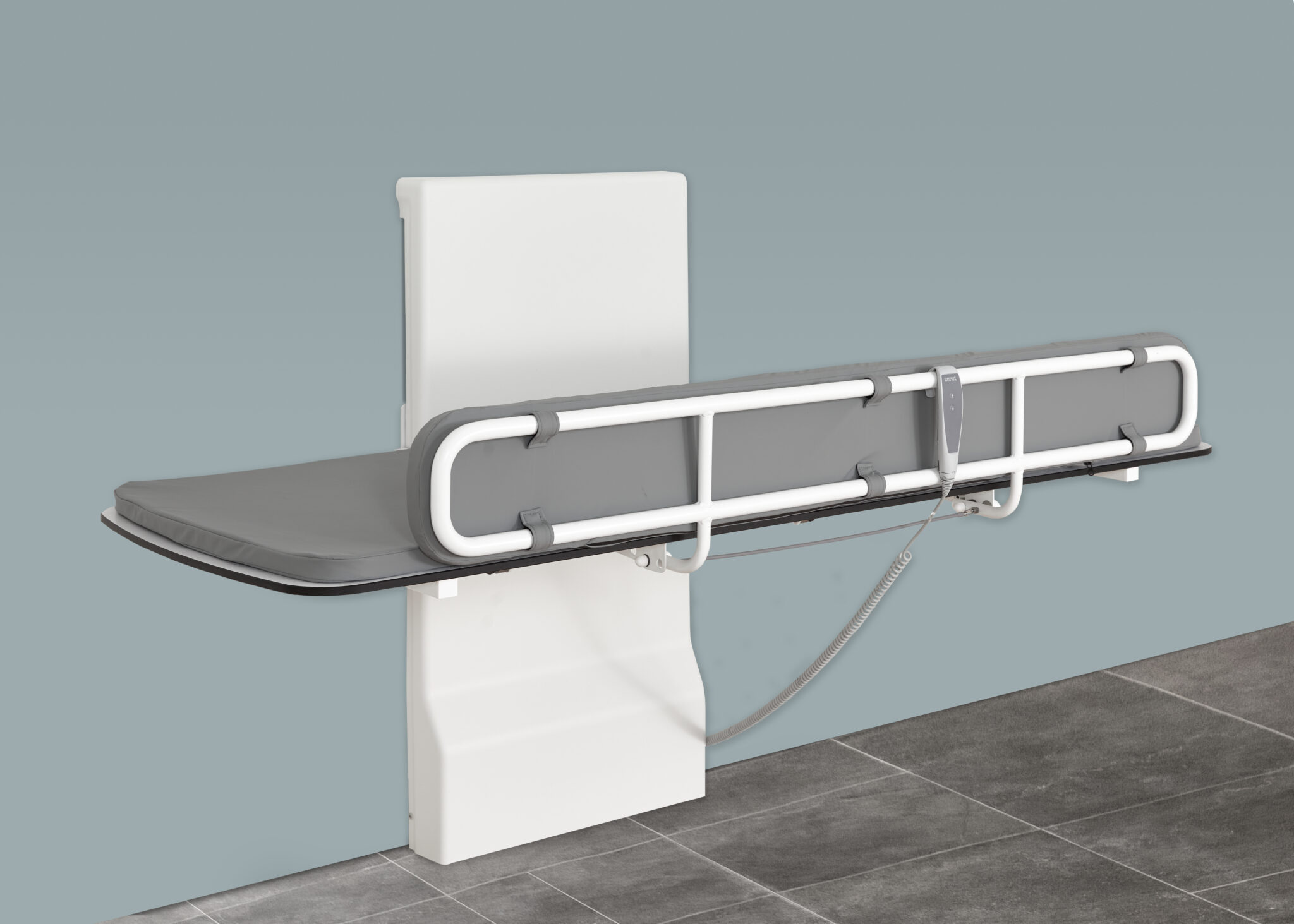 Table de change murale et pliable, Vario offre confort et sécurité